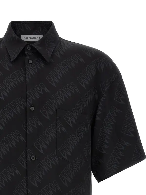 Balenciaga Logo Shirt - Black