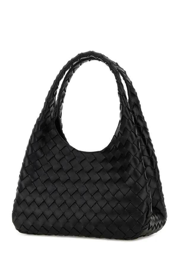 Bottega Veneta Small Campana Shoulder Bag - Black
