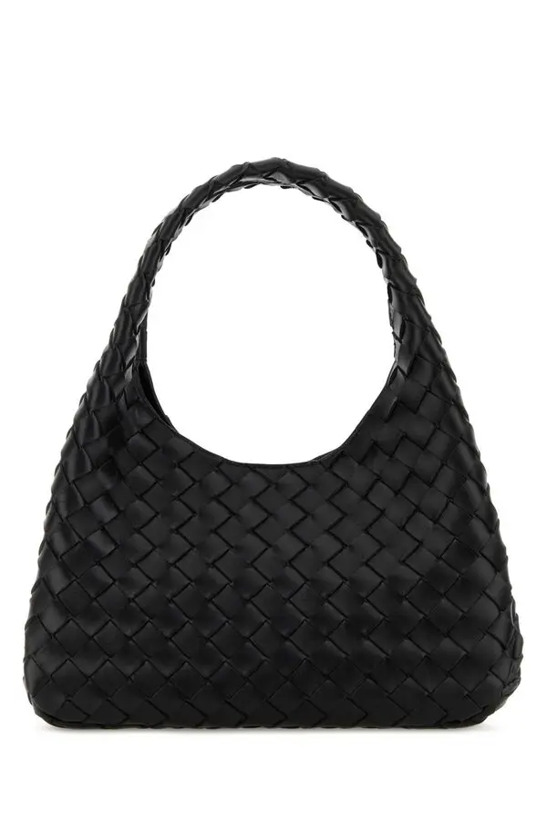 Bottega Veneta Small Campana Shoulder Bag - Black