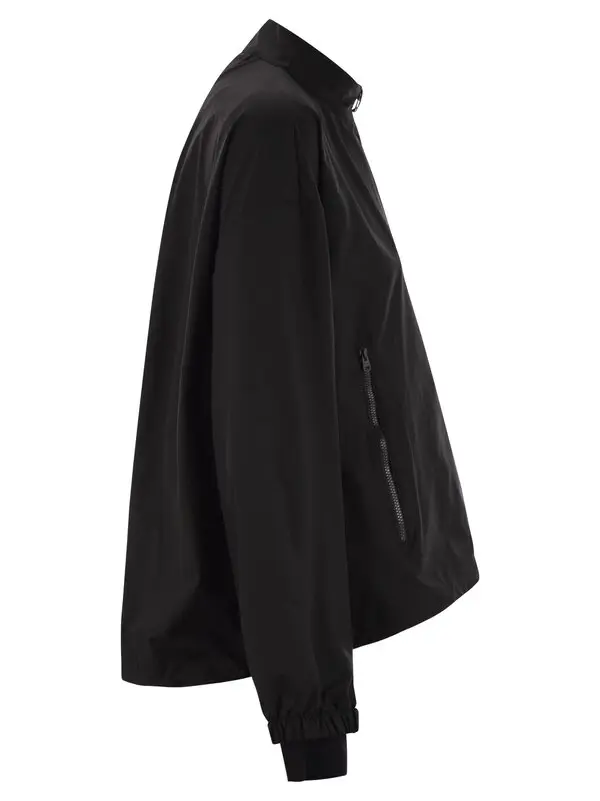Herno Bomber Jacket With Zip - Black