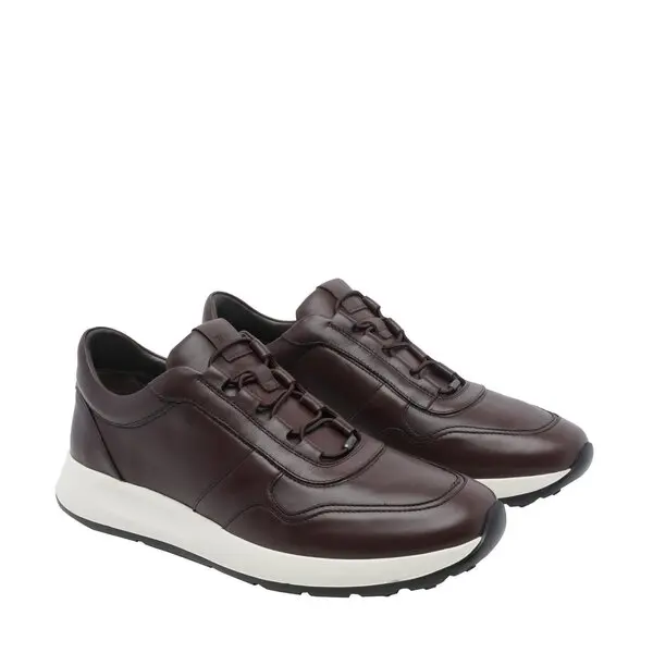 TOD'S Suede Lace-up Sneakers - Brown