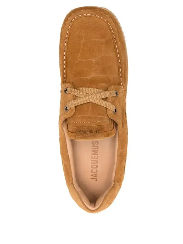 Jacquemus Les Batto Loafers - Brown