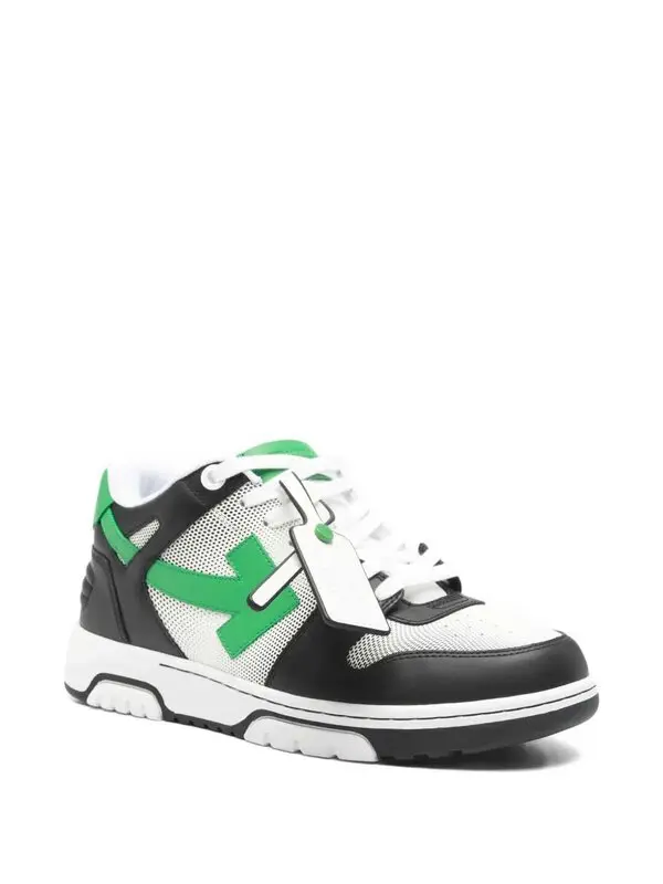 Off-White Out Of Office" Leather Sneakers - Black