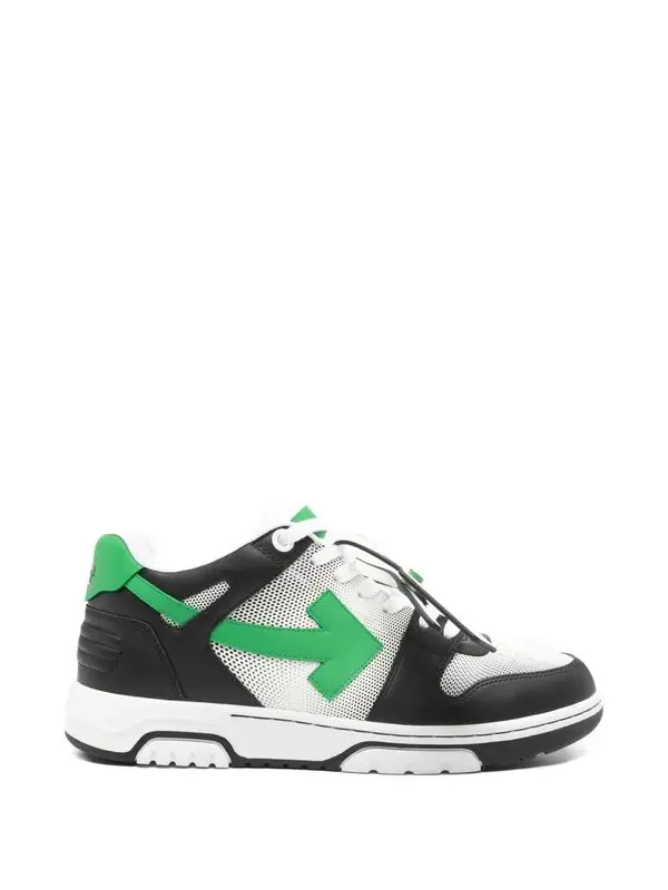 Off-White Out Of Office" Leather Sneakers - Black