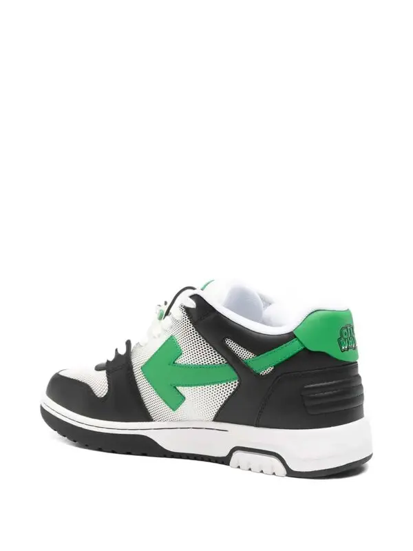 Off-White Out Of Office" Leather Sneakers - Black