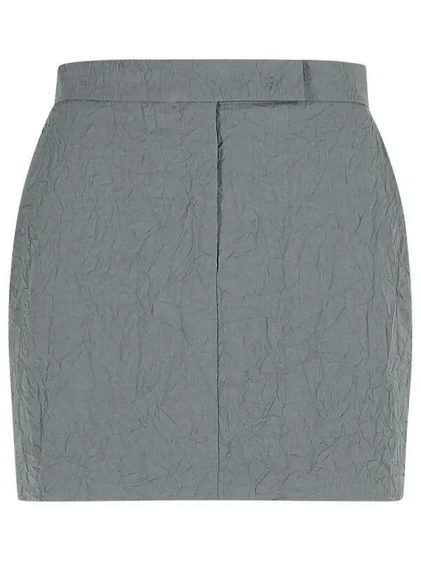 Max Mara Virgin Wool Skirt - Gray