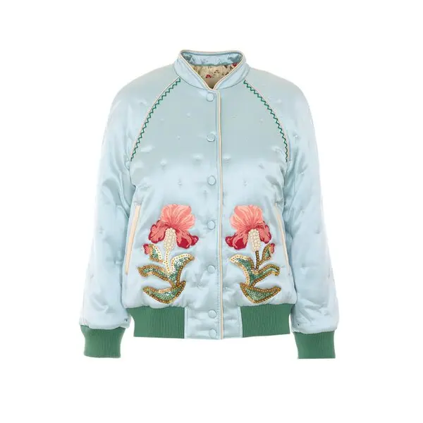 Valentino Garavani Embroidered Floral Jacket - Multicolor