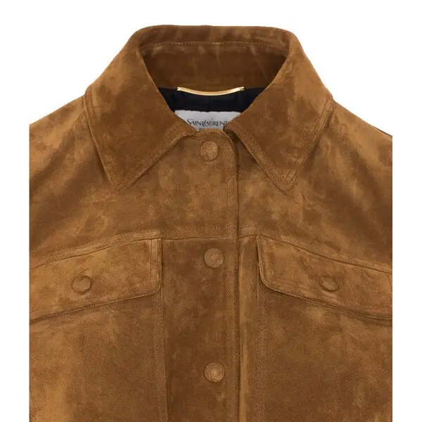 Saint Laurent Tailored Vintage Split Leather Jacket