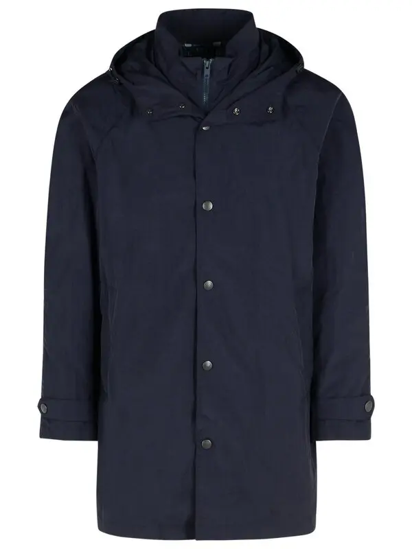 FAY Navy Polyester Parka