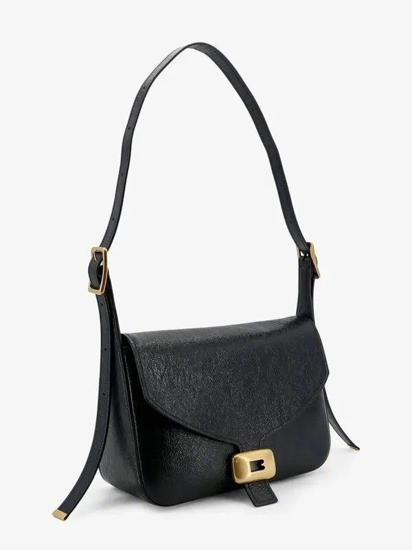 Balenciaga Arena Leather Medium Shoulder Bag - Black