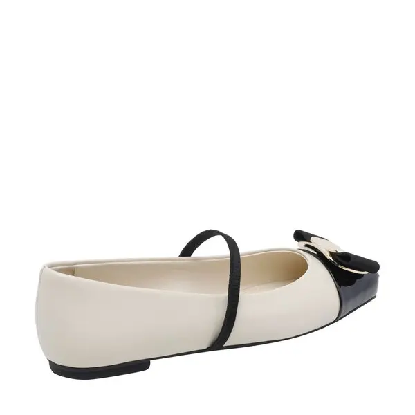 FERRAGAMO Bicolor Plate New Vara Ballets