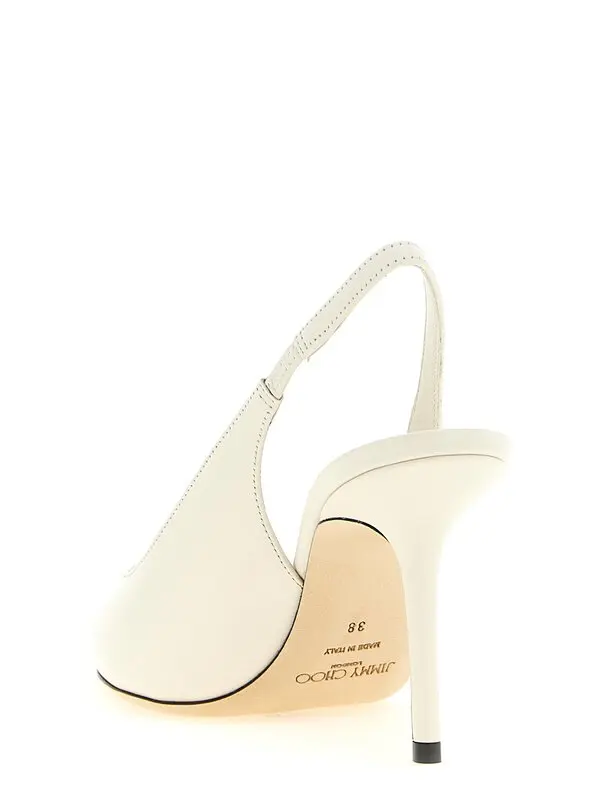 JIMMY CHOO Love Slingback - White