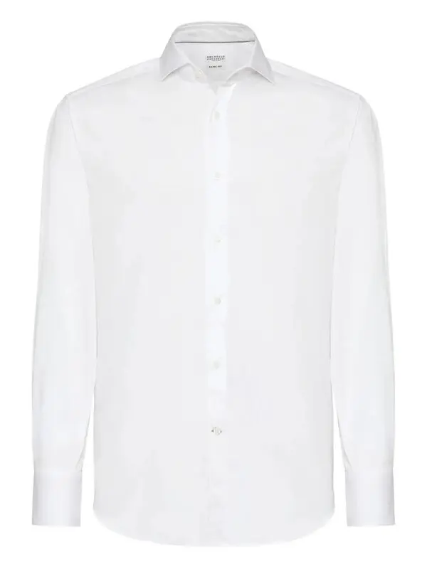 Brunello Cucinelli Spread-collar Shirt - Multicolor