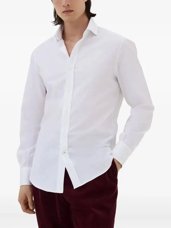 Brunello Cucinelli Spread-collar Shirt - Multicolor