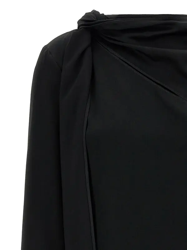 Givenchy Viscose Blend Blouse - Black