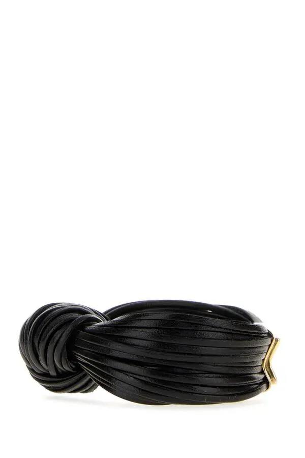 Bottega Veneta Leather Knot Bracelet