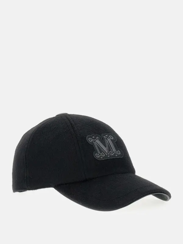 Max Mara Logo Baseball Cap - Black