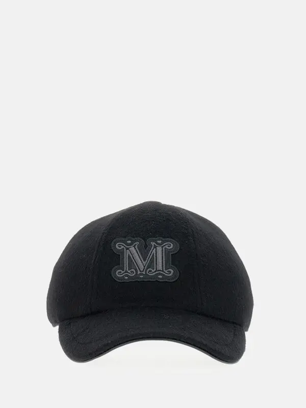 Max Mara Logo Baseball Cap - Black