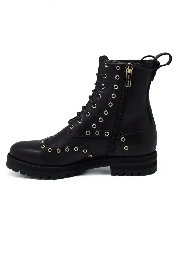 JIMMY CHOO Hannah Studded Leather Boots