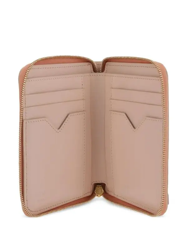 Fendi Ff Diamonds Zip Around Medium Wallet - Multicolor