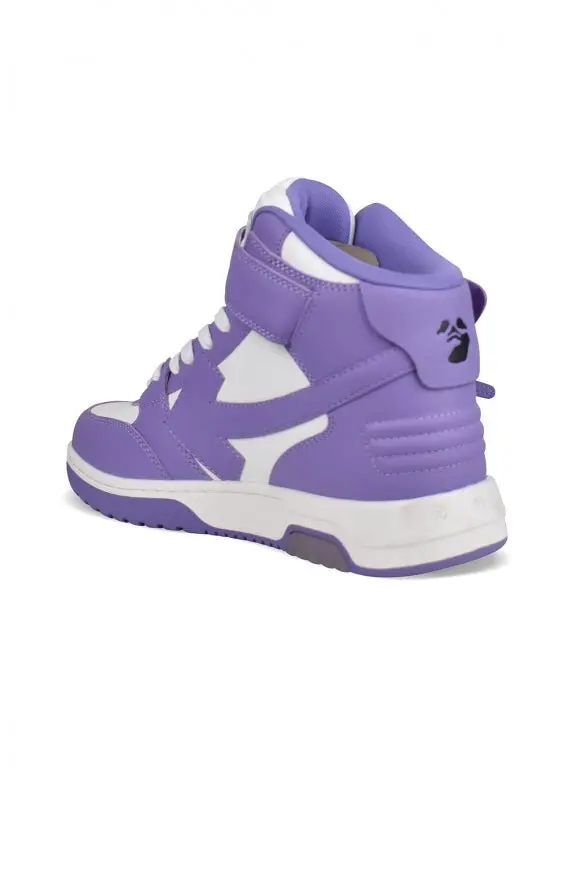 Off-White Out Of Office Mid-top Sneakers - Purple