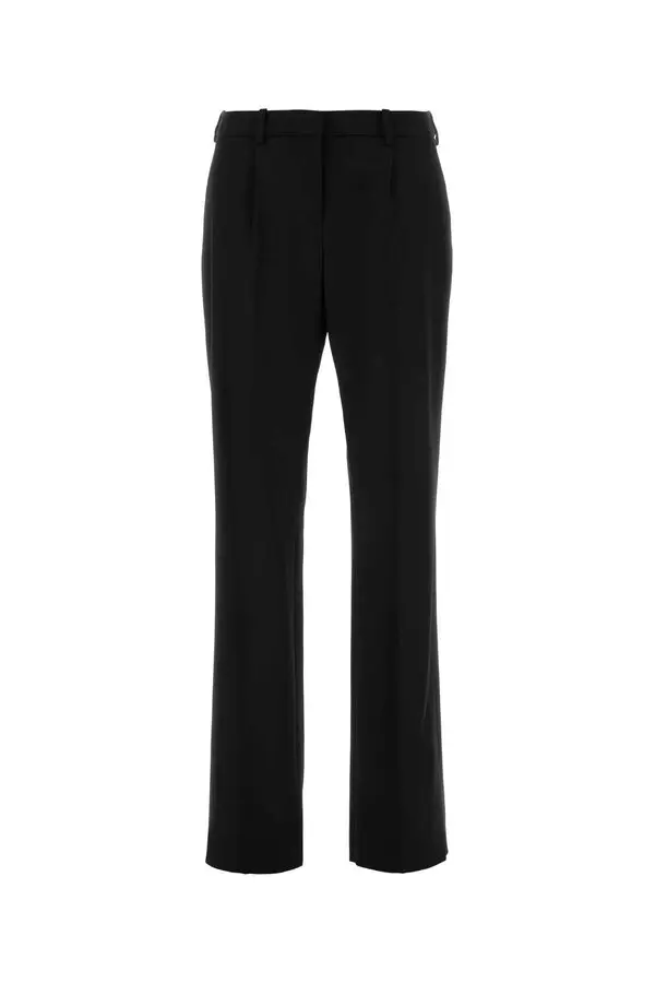 Balenciaga Stretch Wool Pant - Black