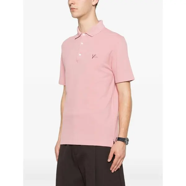 Isaia Polo Shirts - Pink