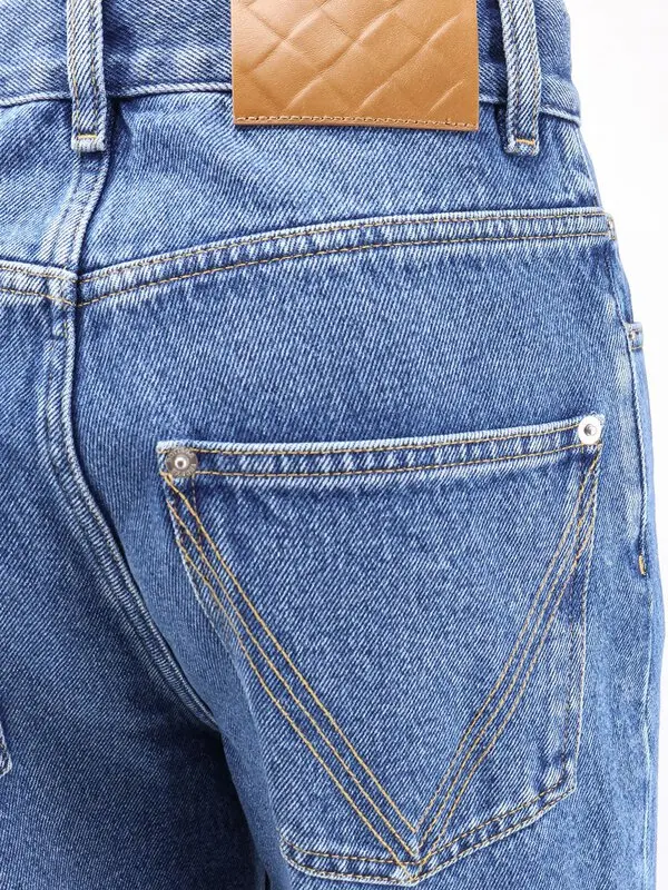 Bottega Veneta Flared Cotton Jeans - Multicolor