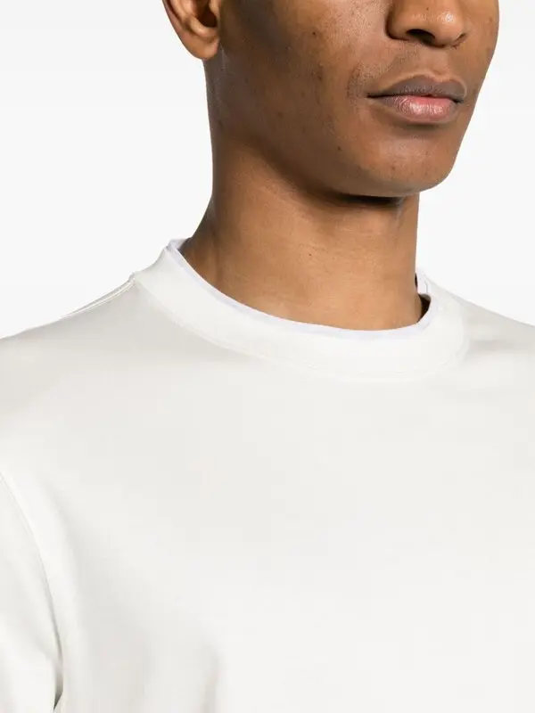 Brunello Cucinelli T-shirt With Faux-layering - Multicolor