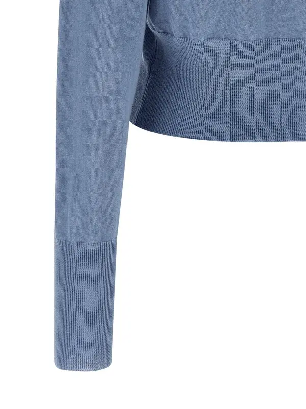 VIVIENNE WESTWOOD Bea Cropped Cardigan - Blue