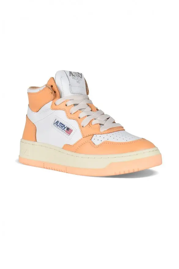 AUTRY Medalist Mid Sneakers - Orange