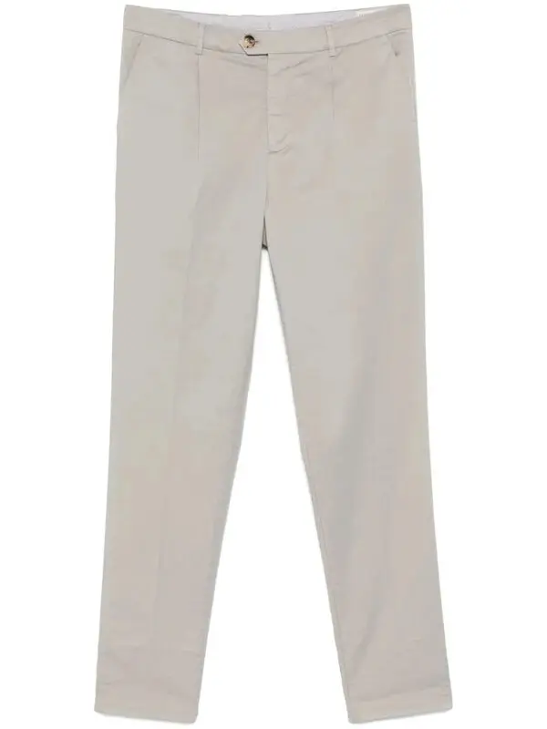 Brunello Cucinelli Garment-dyed Leisure Fit Pants - Multicolor