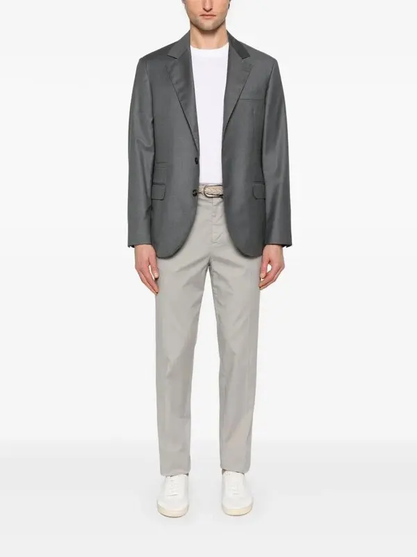 Brunello Cucinelli Garment-dyed Leisure Fit Pants - Multicolor