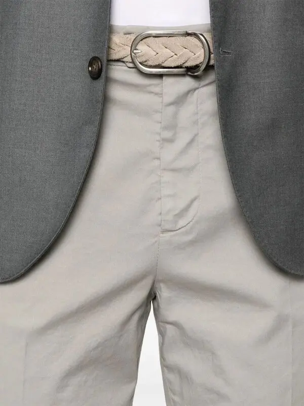 Brunello Cucinelli Garment-dyed Leisure Fit Pants - Multicolor