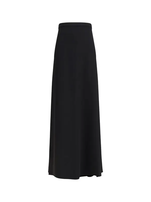 Valentino Garavani Long Cady Couture Skirt - Black