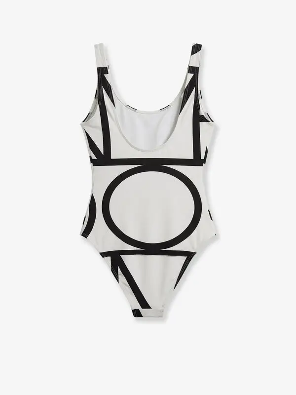 TOTEME Monogram Print One-piece Swimsuit - Multicolor