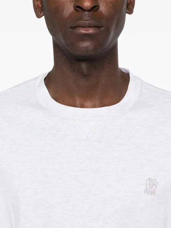 Brunello Cucinelli Crew-neck T-shirt With Logo
