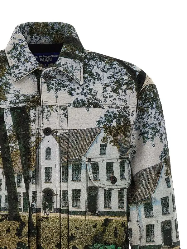 Junya Watanabe Jacquard Distressed Jacket