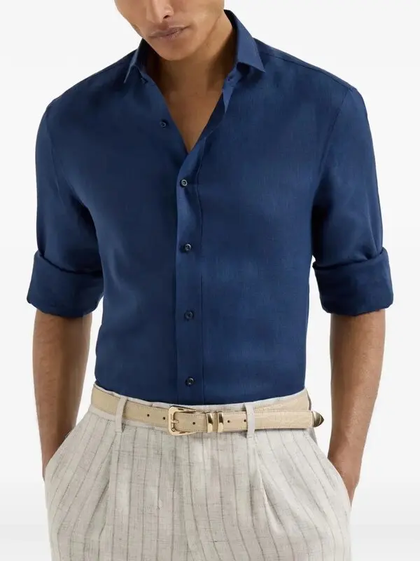 Brunello Cucinelli Linen Shirt - Multicolor