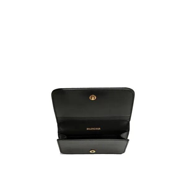 Balenciaga Leather Bb Wallet And Card Holder