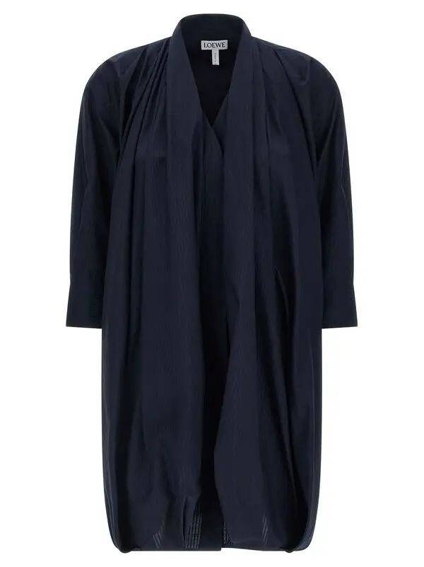 Loewe Draped Balloon Silhouette Mini Dress