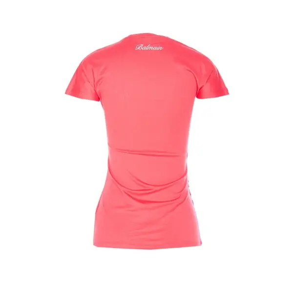Balmain 3-button Draped T-shirt - Pink