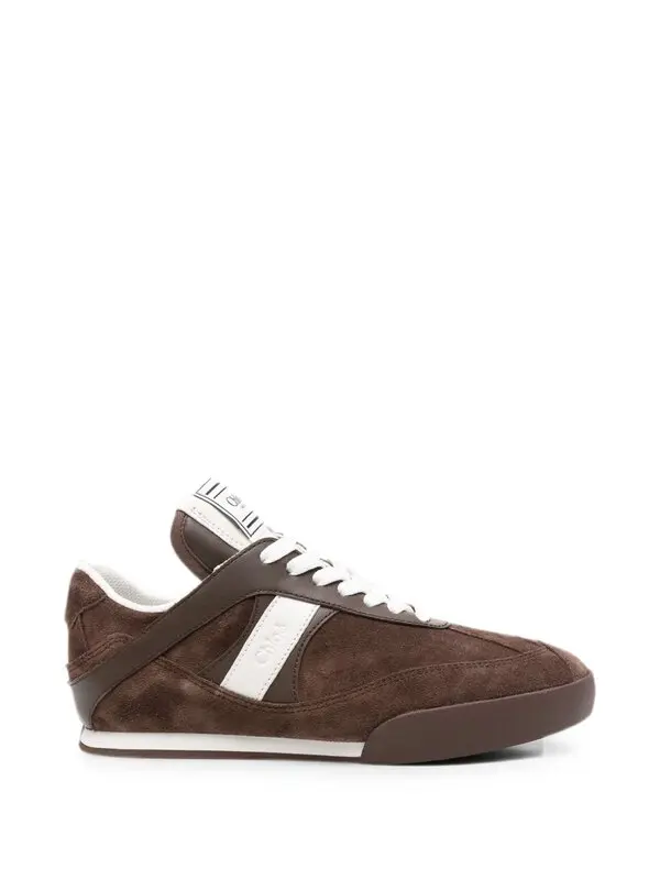 Chloé Kick Leather Sneakers With Logo Detail - Multicolor