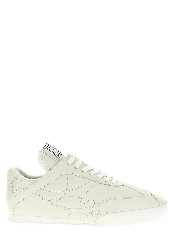 Chloé Kick Leather Sneakers With Logo Detail