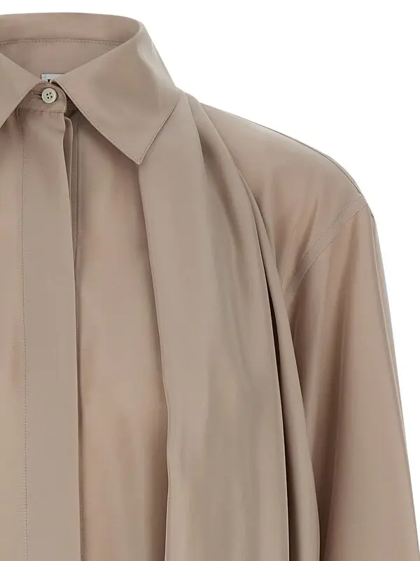 Loewe Silk Draped Shirt - Pink