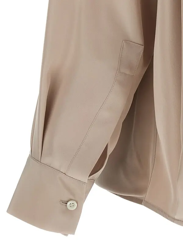 Loewe Silk Draped Shirt - Pink