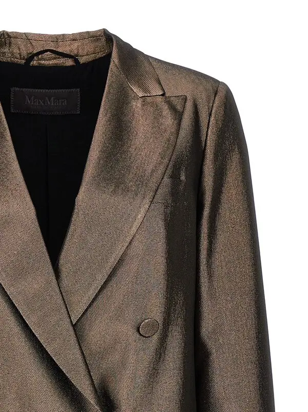 Max Mara Edro Lamé Blazer Jacket