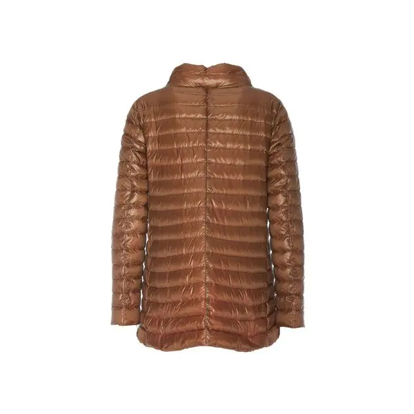 Herno Ultralight Down Coat With Goose Down And Feather Padding - Brown