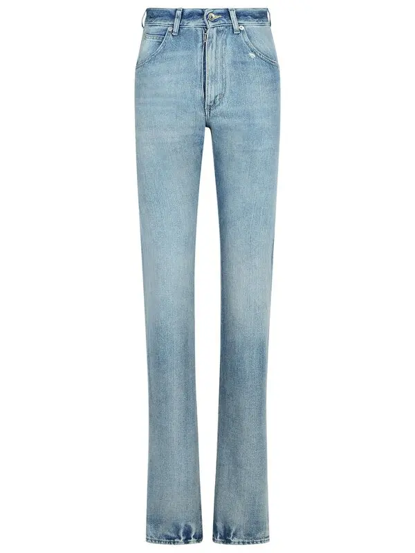 MAISON MARGIELA Straight Light Denim Jeans - Blue