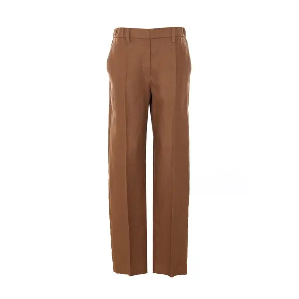Brunello Cucinelli Straight-leg Trousers - Brown